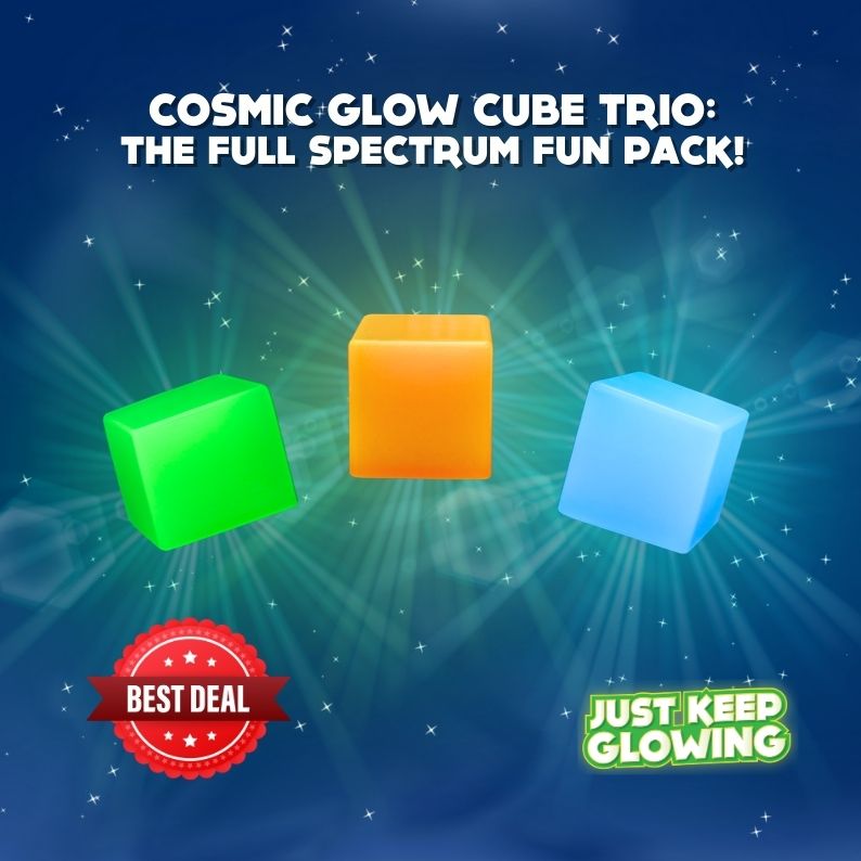 Cosmic Glow Cube | Unplugged Fidget & Stress Relief Toy – Just Keep ...